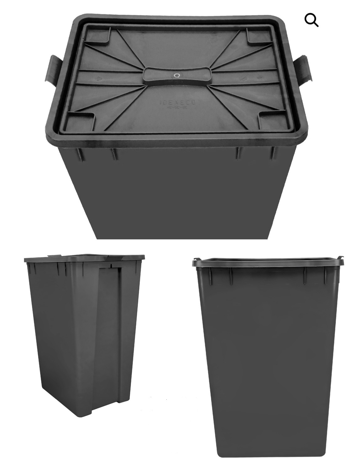 Fusto tronco piramidale 60 L UN nero - RICREA